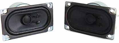 Electronic Spices Pack of 2 Rectangle Shape HI-FI woofer Speaker 10ohm ...