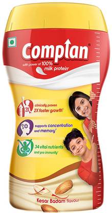 COMPLAN Nutrition and Health Drink Kesar Badam Jar Price in India - Buy ...