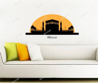 SUDARSHAN STICKER 42 cm Kaaba Islamic Wall Art Stickers Muslim Patterns ...