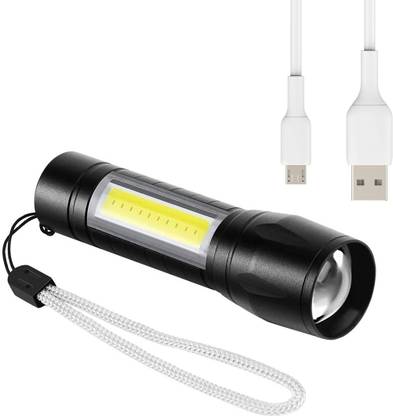 Small Sun 3 Mode Rechargeable Electric Small Compact Torch full Metal ...