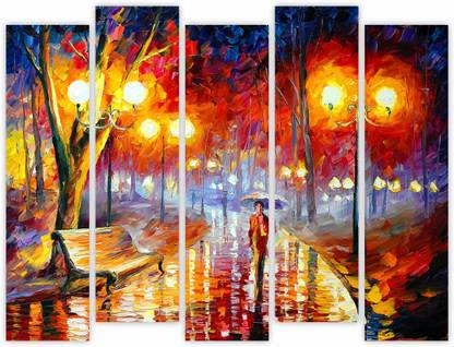 HD RAPID DESIGN Multiple Frames Split Art Texture MDF Wall Paintings ...
