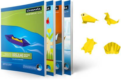 Classmate Origami Notebook - Unruled, 190 X 155mm Regular Notebook ...