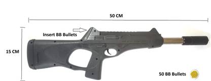 Chicken Dinner HAMA PVC BB Bullet Gun AWM PUBG and Freefire with BB ...