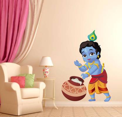 ArtCreative Krishna Wall Sticker Home Décor Livingroom Wall Sticker ...