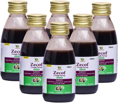 Vaddmaan Zecof Cough Syrup 6 x 100ML Price in India - Buy Vaddmaan ...