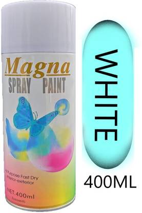 Magna Premium WHITE Spray Paint 400 ml Price in India - Buy Magna ...