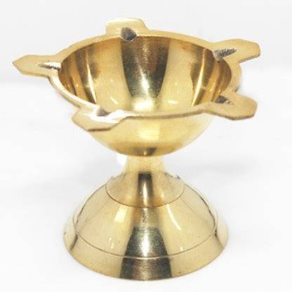 Deepam Brass STAR DEEP/Traditional PUJA Diya/Pooja Oil LAMP/AKHAND DEEP ...