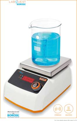 BOROSIL MAGNETIC HOT PLATE STIRRER HLS200 Magnetic Agitator Lab Hot ...