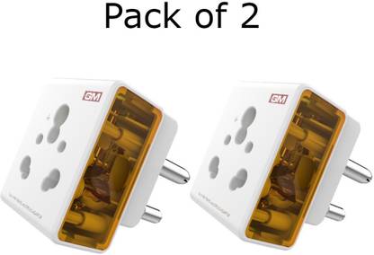 GM 3050 16A 3-Pin Multi Plug Adapter Three Pin Plug Price in India ...