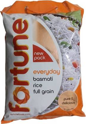 Fortune EVERYDAY BASMATI RICE 5KG Basmati Rice (Full Grain) Price in ...