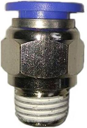 AKARI PC Male Straight CONNECTOR 12mm Tube OD X 3/8" Inch Male Thread ...