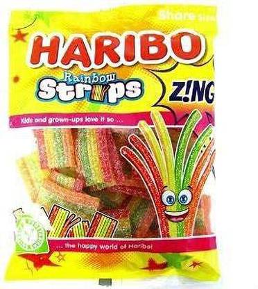 Haribo Rainbow Strips Mango Candy Price in India - Buy Haribo Rainbow ...