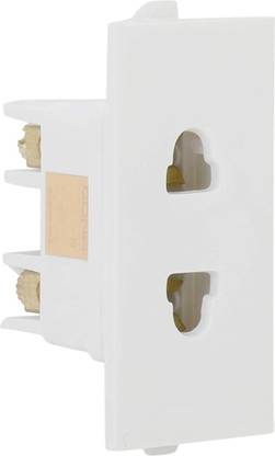 CONA MODULAR SOCKET 2 PIN | 6A SOCKET | PACK OF 4| MODULAR SOCKET ...