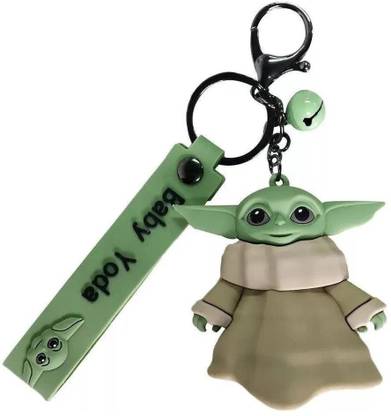 DSR Baby Yoda Keychain 3D Keychain Green Color Key Chain Price in India ...