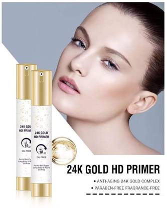 GULGLOW99 New 24k Gold Glitter Hydrate Makeup Base Face Primer ...
