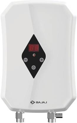 BAJAJ Tankless Instant Water Geyser (3 KW Slim Digital Temperature Geyser/Heater, White) Price ...