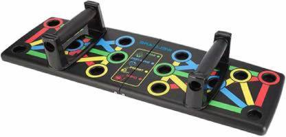 ALORNOR Pushup board 10 Multifunction Muscle Board- Color Coded Push-Up ...