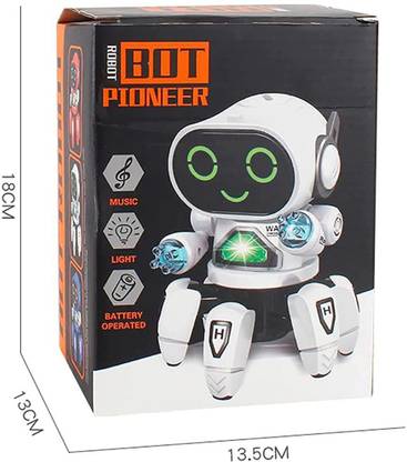 Pepino Smuperb Walking & Dancing Electronic Bot Robot Toy for Kids with ...
