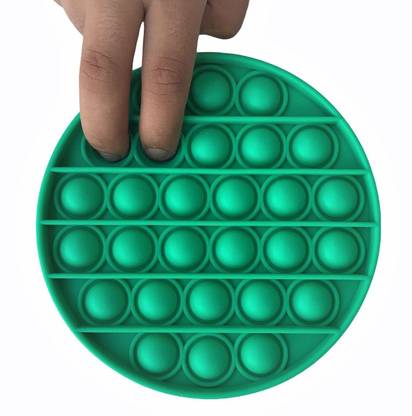 shopviashipping Pop it Fidget Toy - Green Popit Push pop Learning game ...