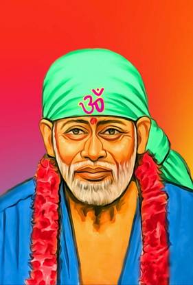 SAI BABA POSTER - TRENDING POSTER Paper Print - Personalities ...