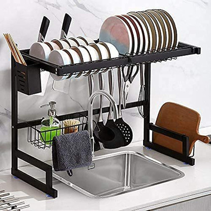 Best Quality Stainless Steel Sink Drain Rack Kitchen Shelf Dish Cutlery ...