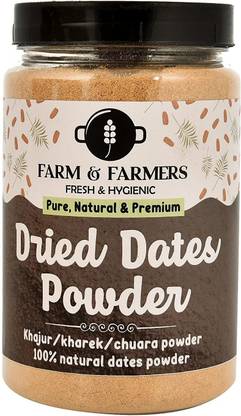 Farm & Farmers Natural & Organic Dried Dates Powder - 500 Gram Dry ...