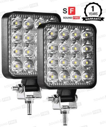 SF 16 LED Square Fog Light Waterprof Headlight, Fog Lamp Car, Van ...
