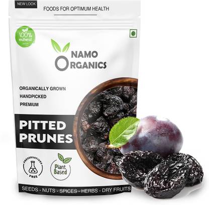 Namo organics 250 Gm - California Pitted Prunes - Dried Premium Seedless prunes Plum Dry Fruit ...