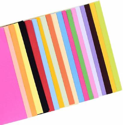 Flipkart.com | DSR Pack of 100 10 Sheets Each Color Length -27.5 cm ...