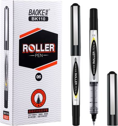 Baoke BK-110 Gel liquid pen 0.5mm needle point roller pen with cap ...
