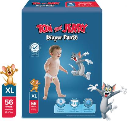 TOM & JERRY Diaper Pants with Wetness Indicator - XL - Buy 56 TOM ...