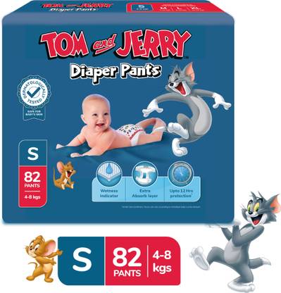 TOM & JERRY Diaper Pants with Wetness Indicator - S - Buy 82 TOM ...