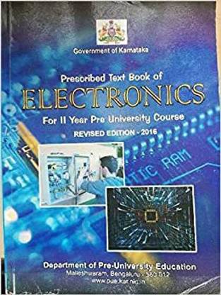 2nd PUC Electronics Textbook: Buy 2nd PUC Electronics Textbook by PUC ...