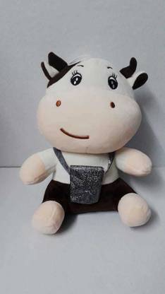 Gadget Mart Super soft Co soft toy 25 cm stuffed cow soft toy - 25 cm ...