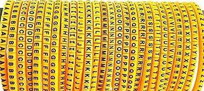 Craft Innovators PVC Cable Marker Ferrule (Alphabetic A to Z) - 1.5mm² ...