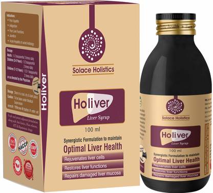 Solace holistics Holiver Liver Syrup 100ml Price in India - Buy Solace ...