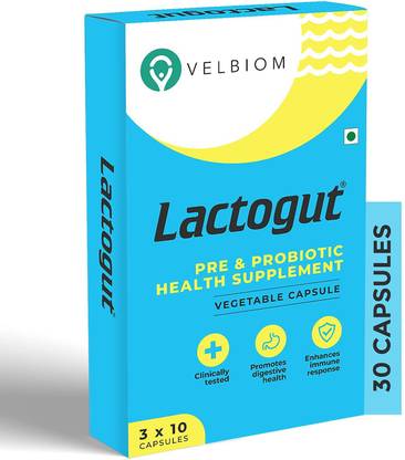 Velbiom Lactogut Probiotic|For Acute Digestion Issue|Gut Health ...