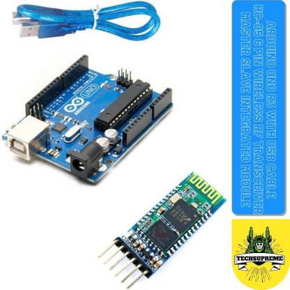 TechSupreme Best Combo of Arduino Uno R3 With Usb Cable and HC-05 ...