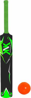 KNK Hard Plastic Bat Cricket Bat With 1 Piece Of Wind Ball Cricket Kit ...