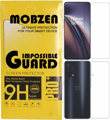 Mobzen Front and Back Tempered Glass for OnePlus Nord CE 5G, EB2101 ...