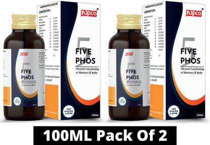 NIPCO HT FIVE PHOS SYRUP 100ML (Restorative tonic with power of five ...