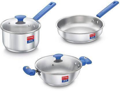 Prestige Induction Bottom Cookware Set Price in India - Buy Prestige ...
