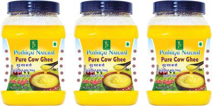 POTHIGAI NATURAL 3LITRES COMBO PURE COW GHEE 100% NATURAL MADE Ghee ...
