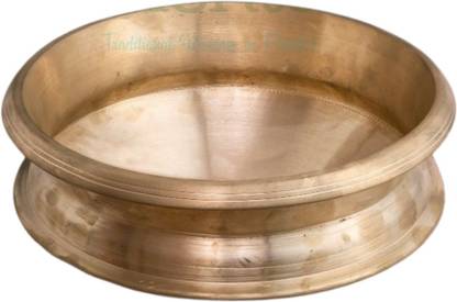 Zishta Handmade Traditional Bronze Kansa Uruli Cooking Pot 30 cm ...