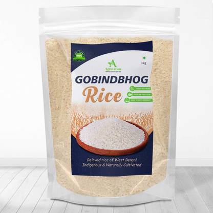 AGROVATION Premium Gobindobhog Rice, 4kg (2 x Packs of 2kg) | Aromatic ...