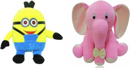 UNIQUE Stylish Minion With Pink Elephant - 26 cm - Stylish Minion With ...