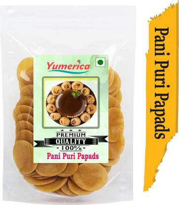 Yumerica Instant Pani Puri Papads (Pani Puri) Fryums /dry gol gappa ...