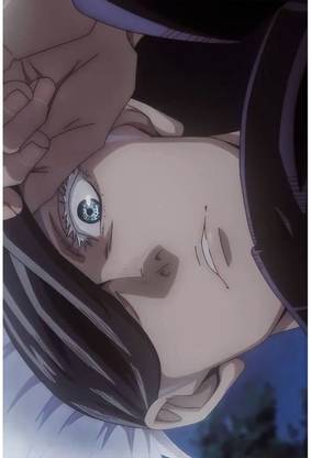 Gojo satoru eye wall poster Paper Print - Animation & Cartoons posters ...