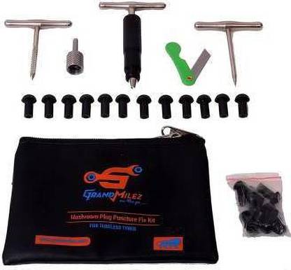 MiniPy Tubeless tyre puncture repair kit with mushroom plugs Tubeless ...
