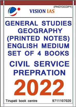 Vision IAS - General Studies - Geography (Printed Notes) English Medium ...